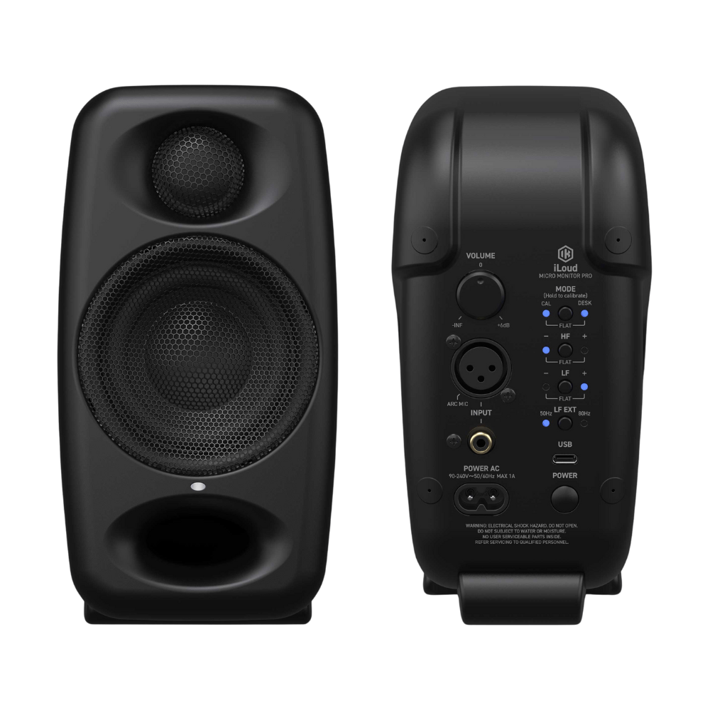 IK Multimedia iLoud Micro Monitor Pro Pair - Black – gjmsound