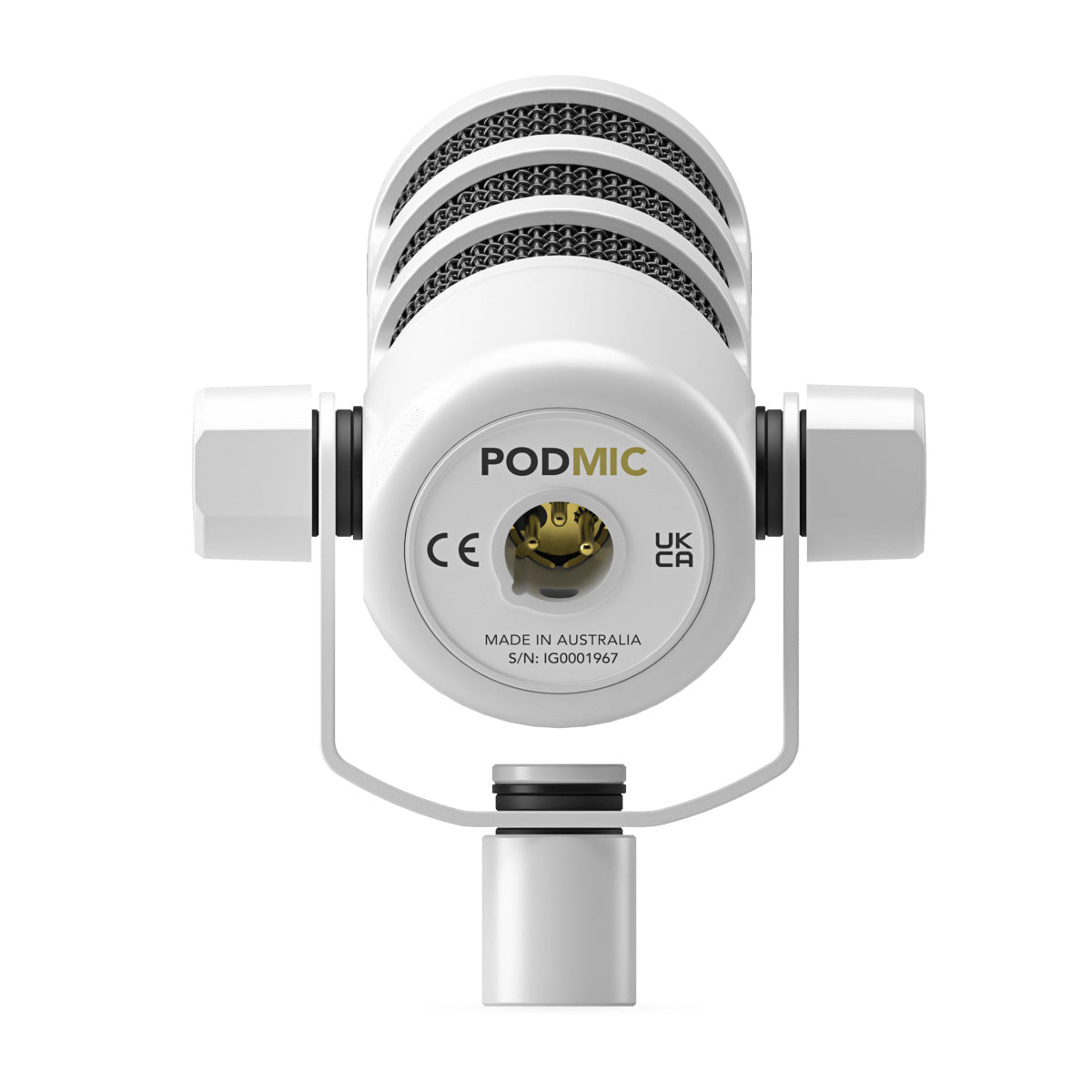 Rode PodMic Dynamic Podcasting Microphone - White – gjmsound