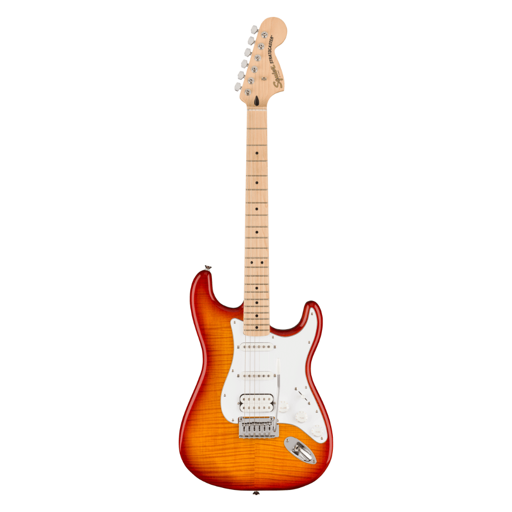 Squier Affinity Series Stratocaster FMT HSS Electric Guitar - Sienna S ...