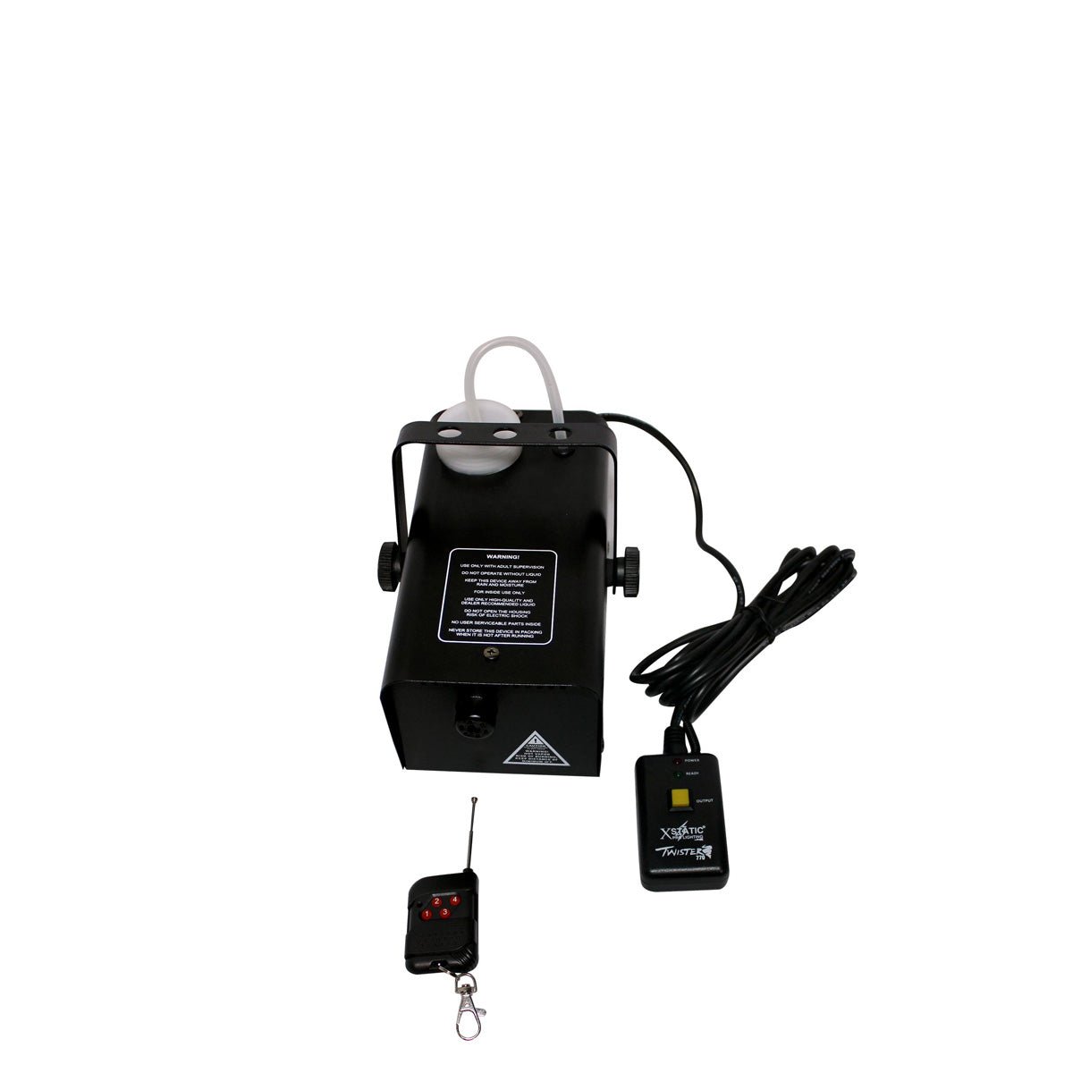 ProX Xstatic X-T770 Twister 770 Watt Water-Based Fog Machine with Wire ...