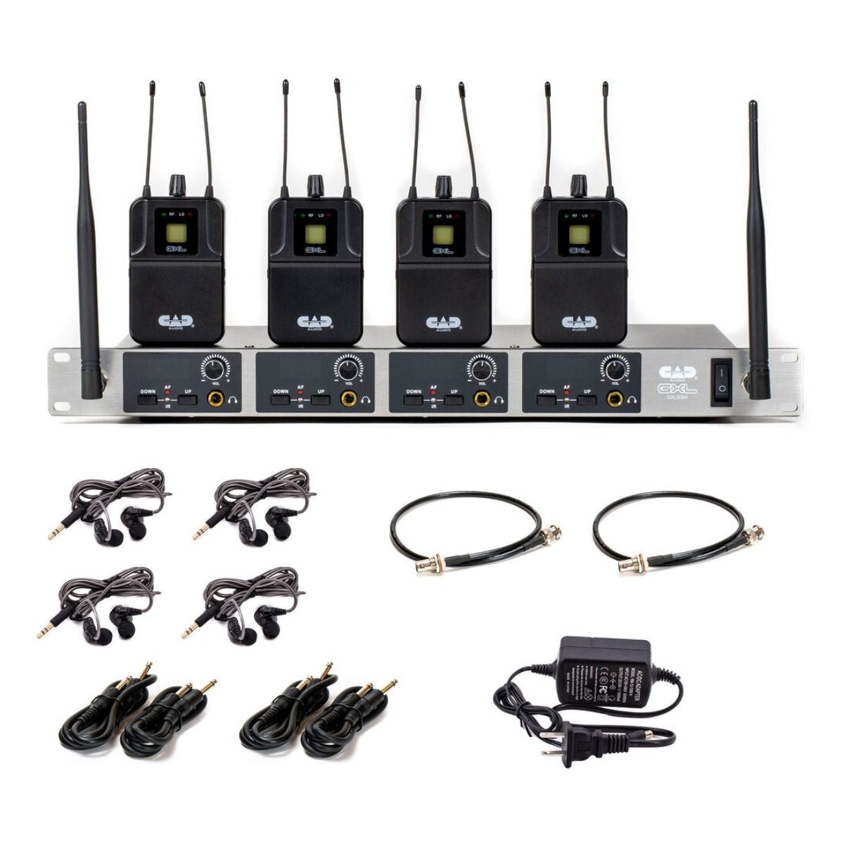 CAD GXLIEM4 Quad-Mix In-Ear Wireless Monitoring System (T: 902 to 928 ...