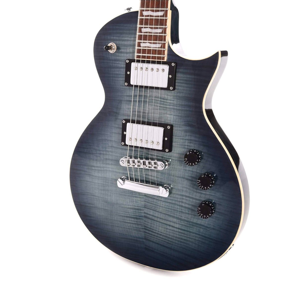 ESP LTD EC-256FM Electric Guitar - See Thru Cobalt Blue – gjmsound
