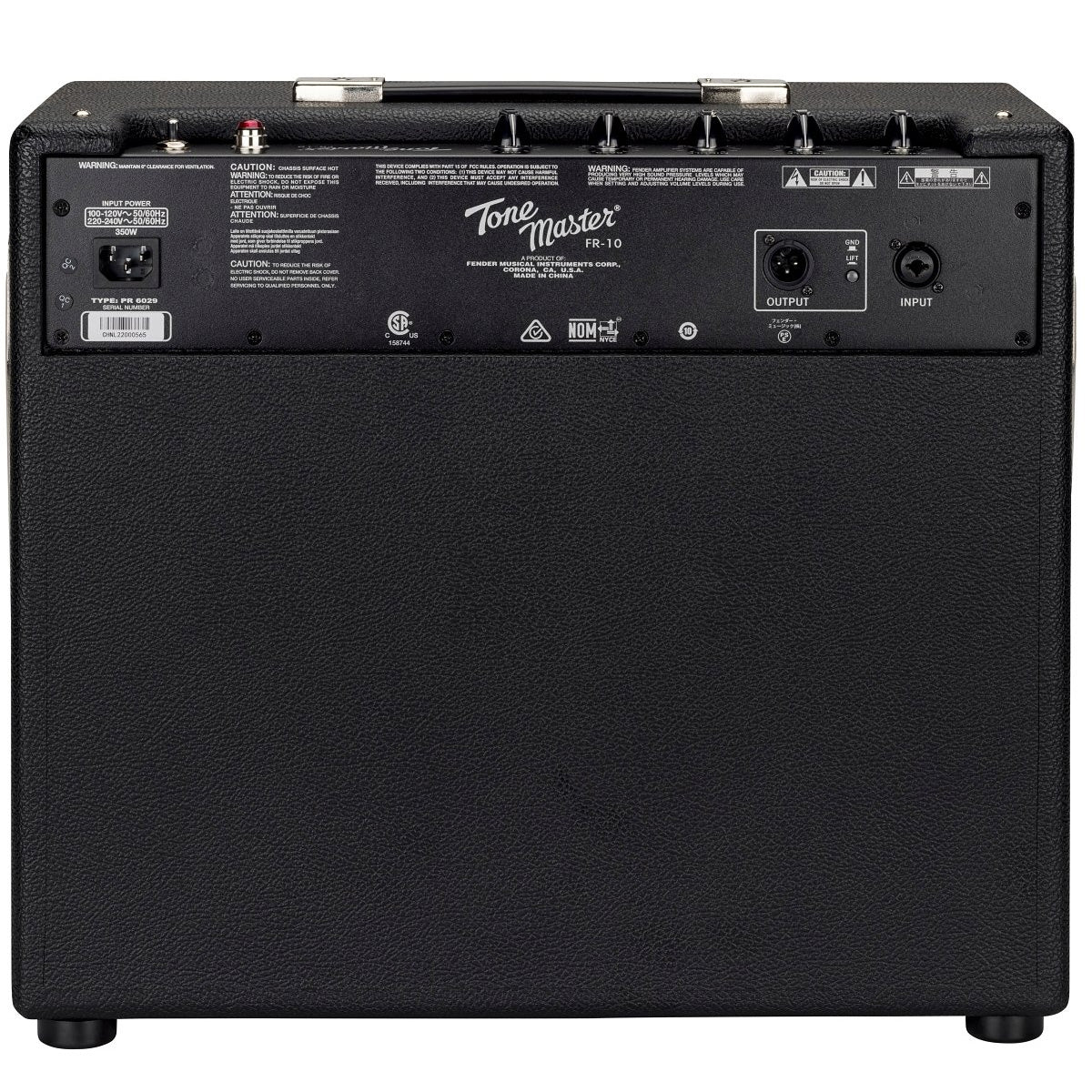 Fender Tone Master FR-10 1,000-watt 1 x 10-inch Powered Guitar Cabinet ...