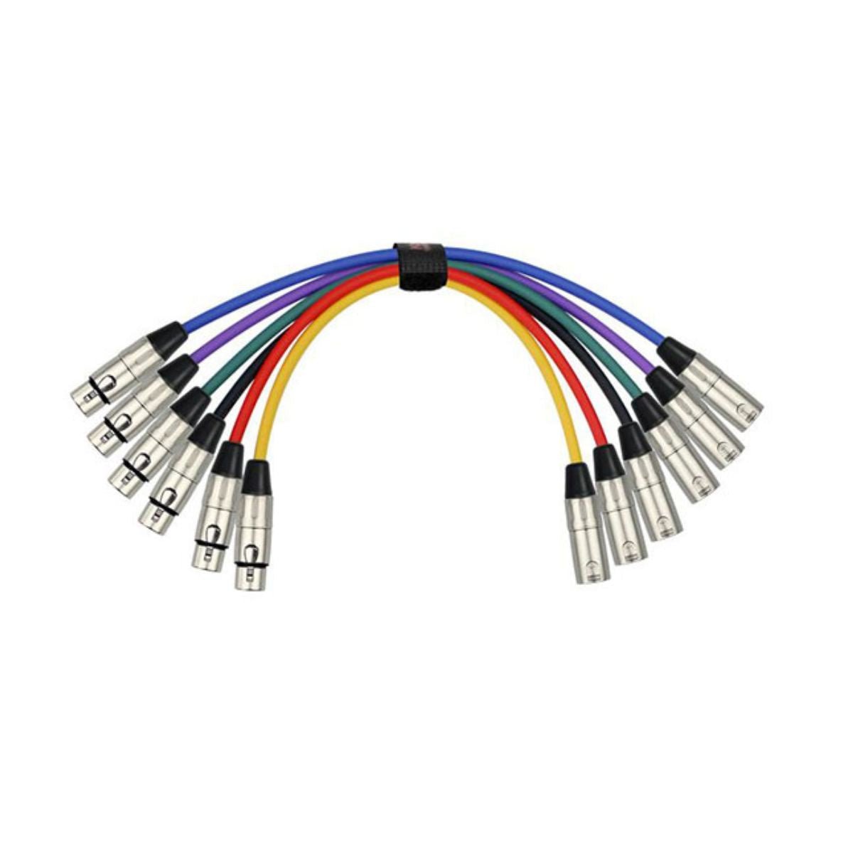 Kirlin XLR PAQUETE 6 COLORES 3' – gjmsound