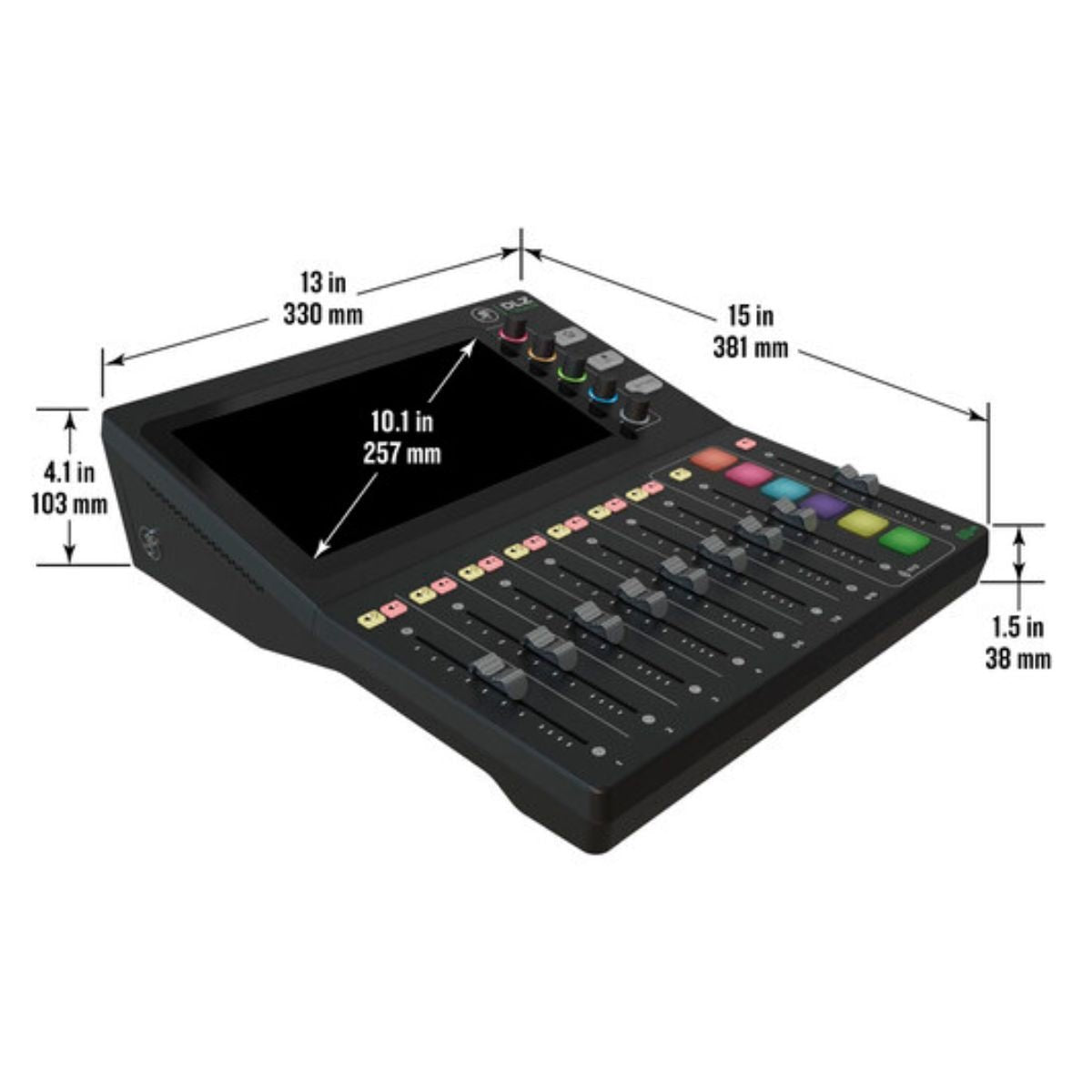 Mackie DLZ Creator Adaptive Digital Mixer with Mix Agent Technology ...