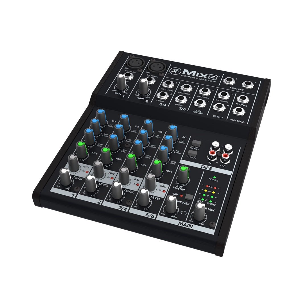 Mackie MIX8 8-Channel Compact Mixer – gjmsound