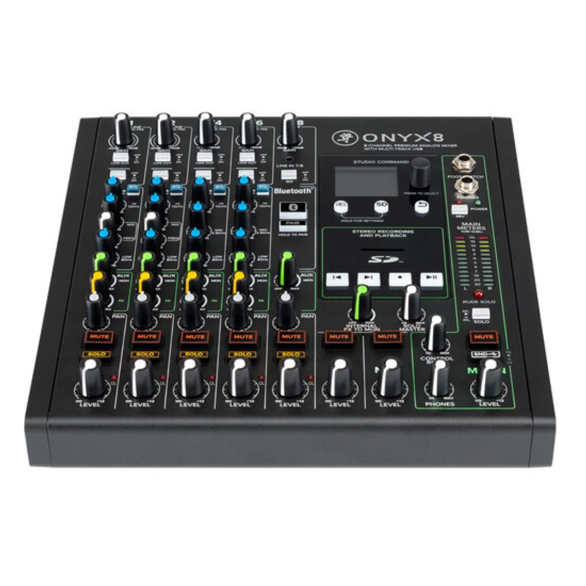 Mackie Onyx8 8-Channel Premium Analog Mixer with Multitrack USB – gjmsound